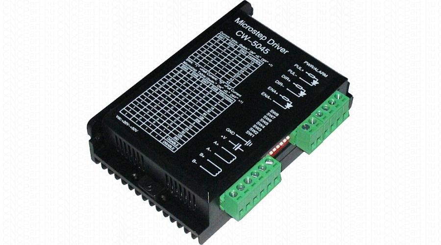 Léptetőmotor vezérlő, M545D, 4.5A 50V